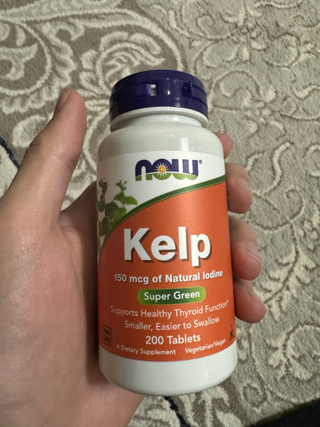 Now, Йод, келп, yod, kelp, 200таблетка
