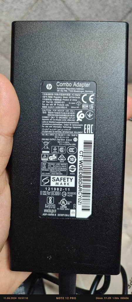 блоки питания HP Dell ноутбук есть толстый и тонкийнаконечник25 60 90w