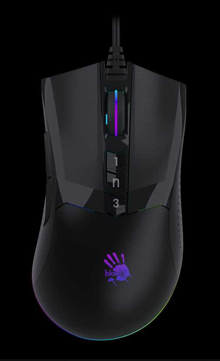 Игровая мышь с подсветкой A4Tech Bloody W90 Pro gaming mouse mishka