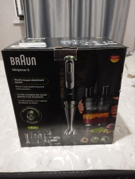 Ручной блендер BRAUN новый со всеми документами