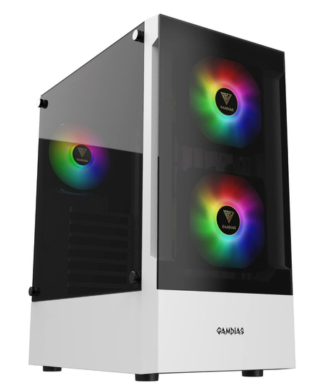 Игравой Корпус Модель Gamdias Talos E3 White Argb 100% Новый Пачка