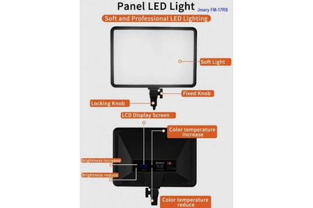 Led Lampa Jmary FM17RS + Shtativ