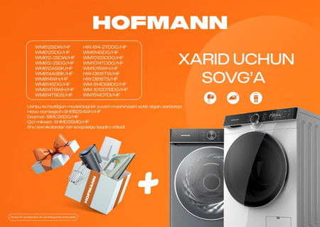 Hofmann Стиральная машина 6 кг инвертор+DD матор