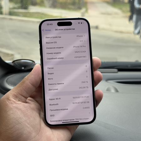 Iphone 14 pro 256 gb 85% karopka bor
