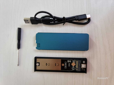 M.2 Case USB 3.0 USB Type-C + NVME 256gb Новые В Количестве + Гарантия