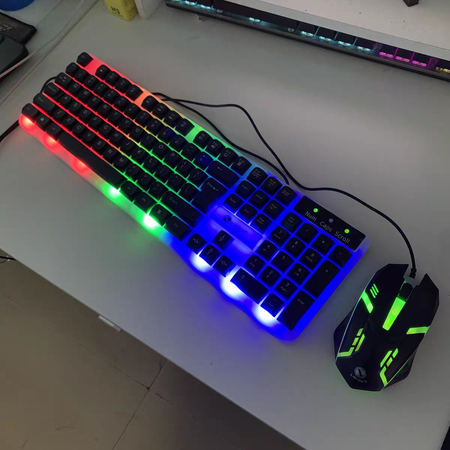 TX35 va GTX350 RGB simli komplekt Klavitura va mishka