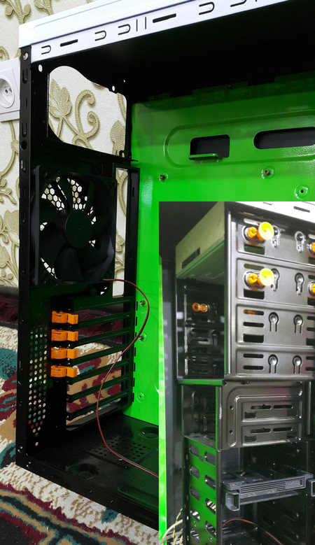Golden Field пустой корпус ATX с датчиком