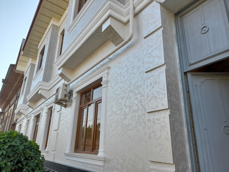 Travertin fasad ishlari