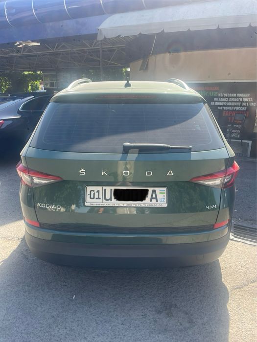 Skoda kodiaq style 2021 год фулл , зеленый 2.0 литровый
