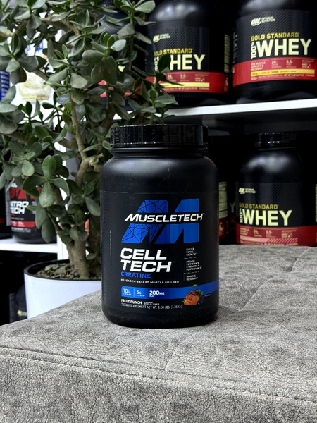 Muscletech Cell Tech Creatine 1.36 kg 27 servings, креатин.