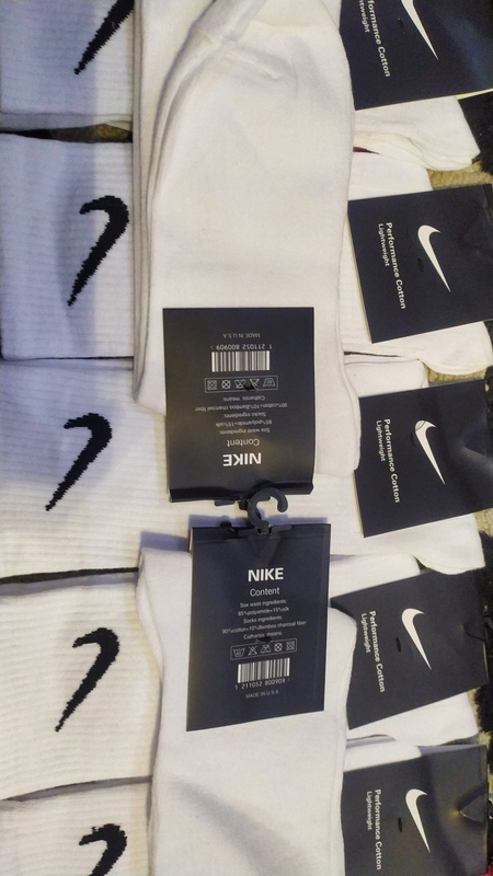 Носки, Nike , длинные белые