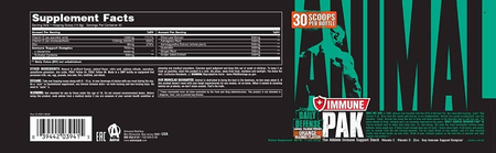 Animal Immune Pak 30 Packs- ЛУЧШИЙ комплекс для ИМУНИТЕТА!