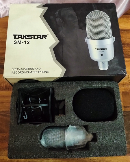 Конденсаторный микрофон студийный Takstar SM-12.Полный комплект!