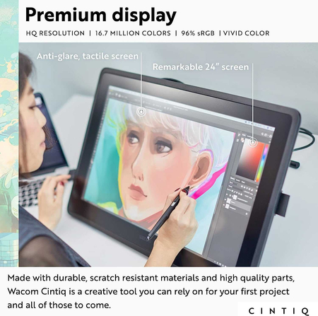 Графический планшет с Экраном Wacom Cintiq 22