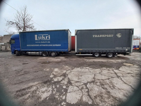 DAF XF EURO 6 паравоз + 
WIELTON прицеп Сотилади