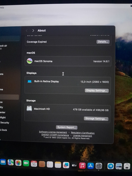 MacBook air 2020
