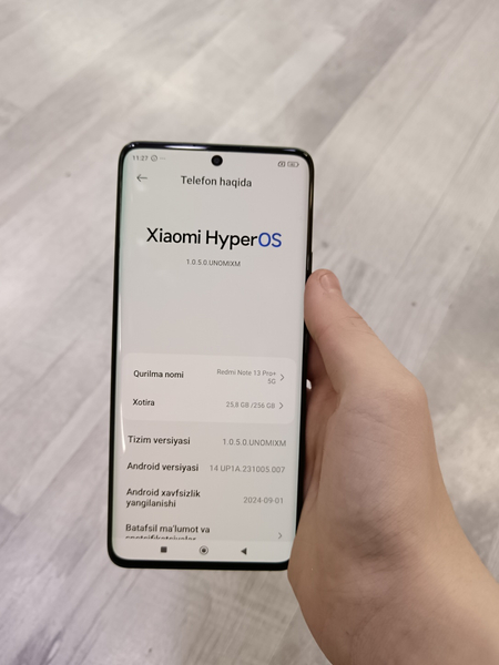 Mi Not 13 Pro + 5G 8/256 GB Black ideal