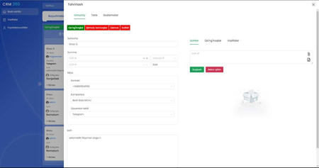 CRM Tizimi avtomatlashtrish 1c apteka dasturi mobile ilovalar bot