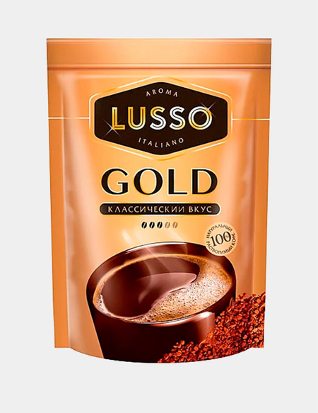Кофе lusso gold 40 gr italiano