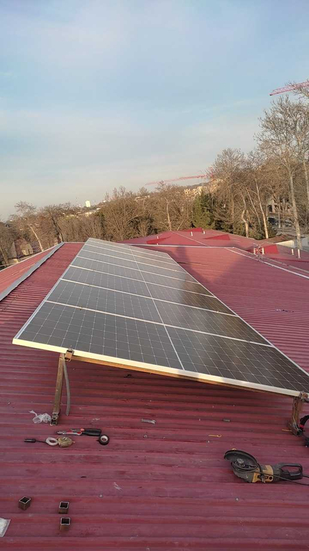 Quyosh panel ustanovka qilamiz
