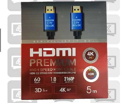 HDMI кабель версия 2.0 premium 4K HDR 60hz 2.160P