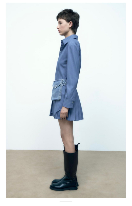 Платье рубашка ZARA размер М