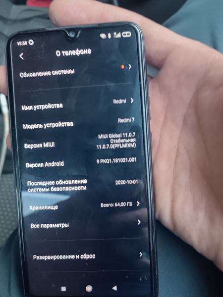 Redmi 7  4. 64 gb karopka dakument dam garantia