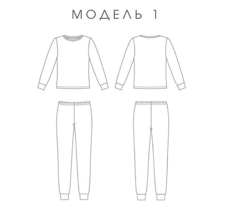 Andoza pijama Пижама андозаси