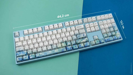 Игровая механическая клавиатура Varmilo VA108M Jasmine Cherry MX PBT