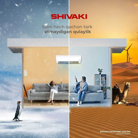 Кондиционерлар SHIVAKI. Арзон Нархлар. Ишончли Савдо. Konditsionerlar.