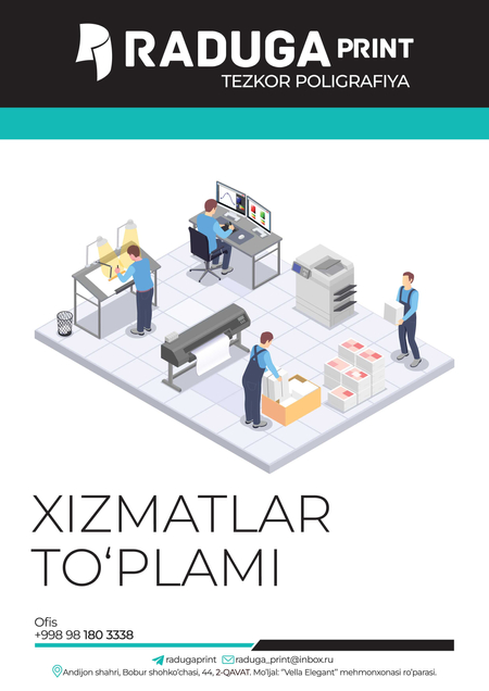 Tipografiya, Poligrafiya, Reklama xizmatlari