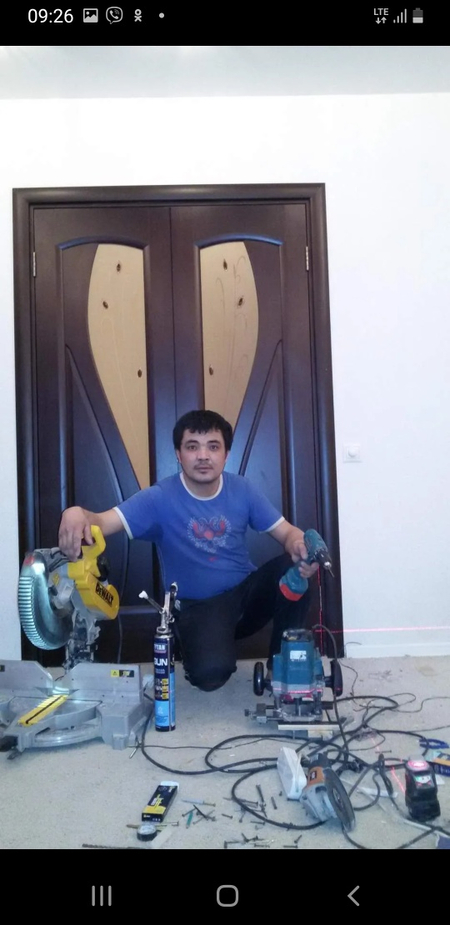 Установка дверей