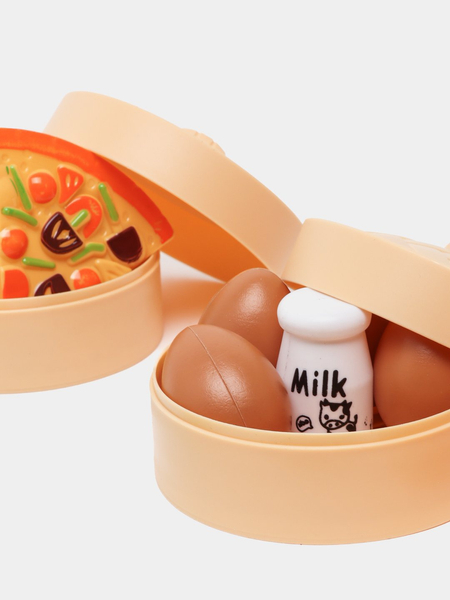 Детский набор Еда и посуда игрушечные продукты, детская кухня 82 шт