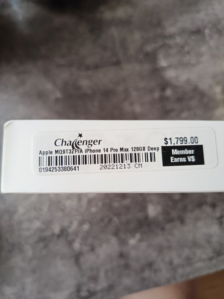 IPhone 14 pro max 128gb+ Airpods