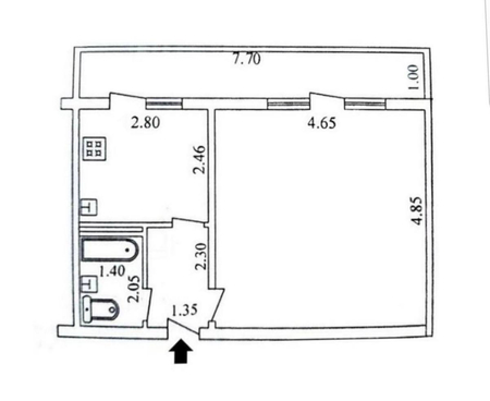 Срочно продается на Авиасозлар-3 (1/3/4 сред ремонт балкон 1.5х3)