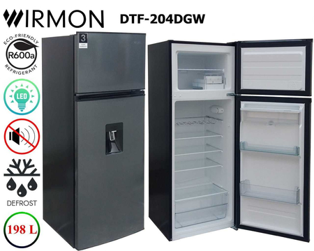 Холодильник WIRMON DTF-204DGW/с диспенсером/Гарантия/Доставка
