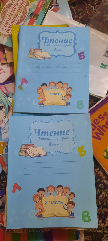 Учебники  2 и 4 классов
