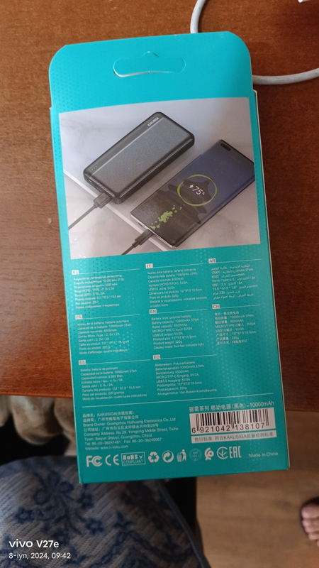 Powerbank 1000 A yangi