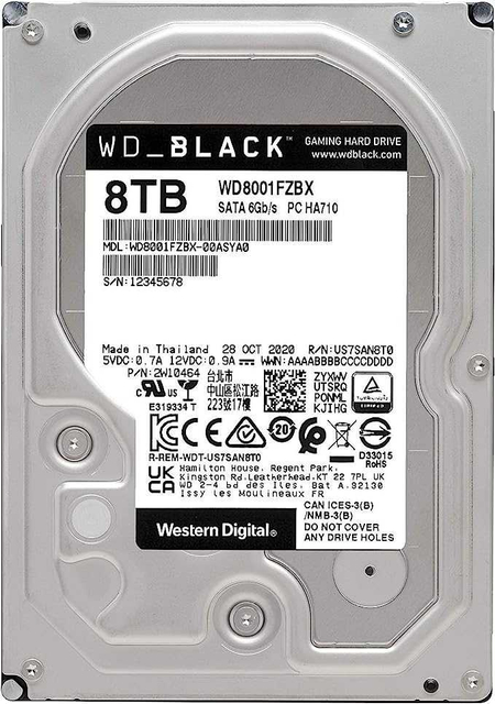 Жорсткий диск 8 TB WD Black (WD8001FZBX)