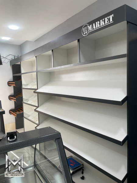 Magazinlar uchun Prilavka, stelaj, vitrinalarni zakazga tayyorlaiymiz!