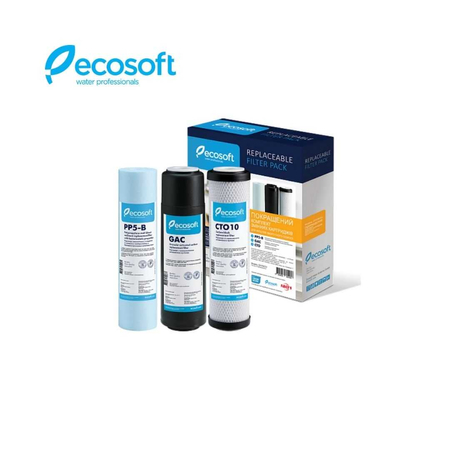 Комплект картриджей для фильтров обратного осмоса Ecosoft