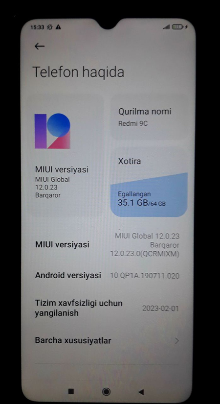 REDMI 9 c 64 tali ideal kar dak bor