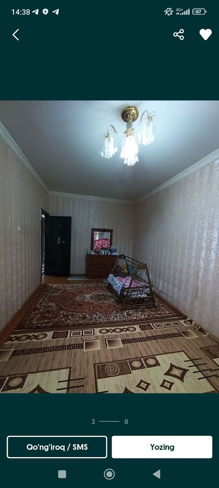 Ijaraga beriladi. 3 xonali