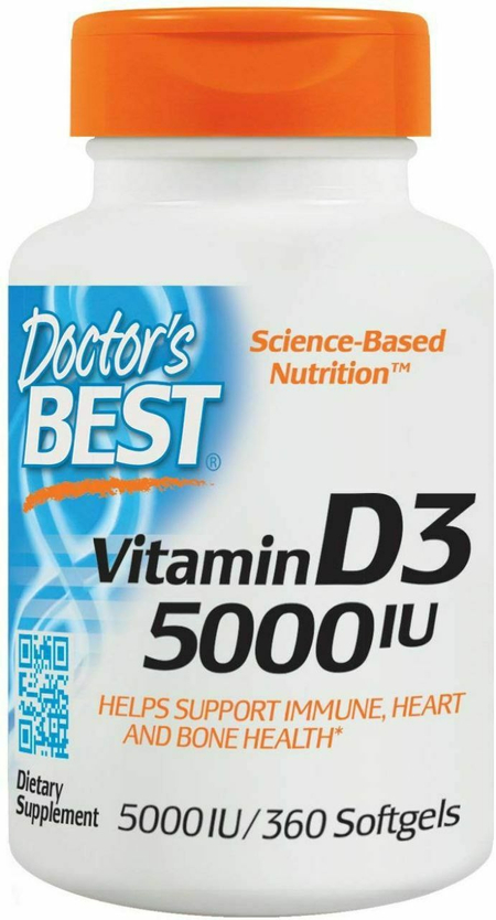 Vitamin d3 10 000 Doctor Best Витамин д3 360кап USA