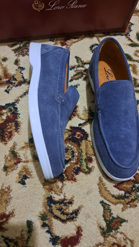 LORO PIANA кожаные замишивие макасины
