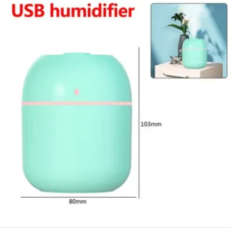 Увлажнитель портативный, ароматерапия, подсветка. От usb. Аксессуары.