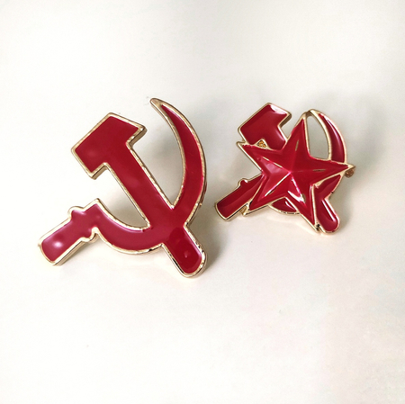 Серп и Молот. Значки Пины