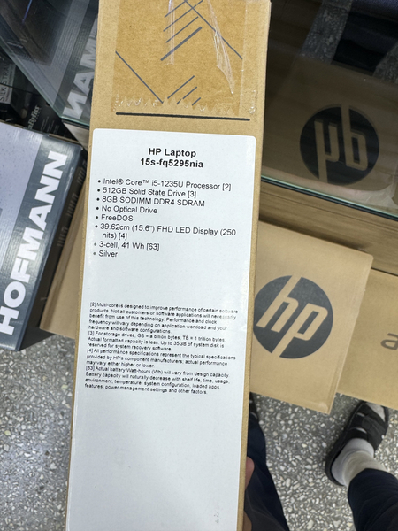 HP 5295 . i5-12th Gen . 8/512 . 15.6 FHD . New 2024