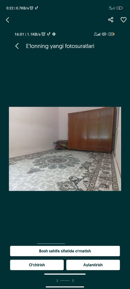 Chilonzorda qizlar uchun kvartira
