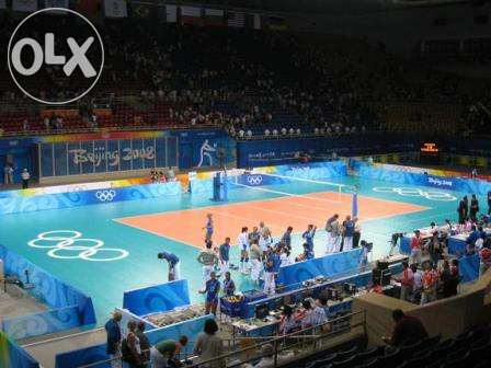 ПВХ линолеум покрытие от Sportplay. Установка